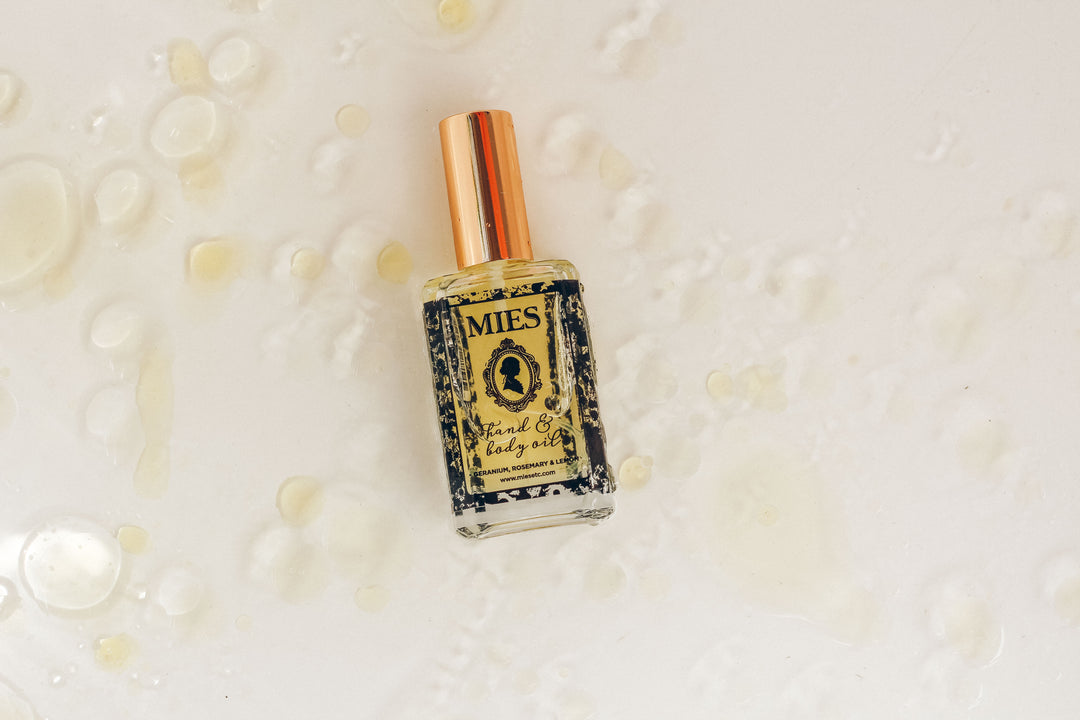 Hand & Body Oil - Geranium, Rosemary and Lemon